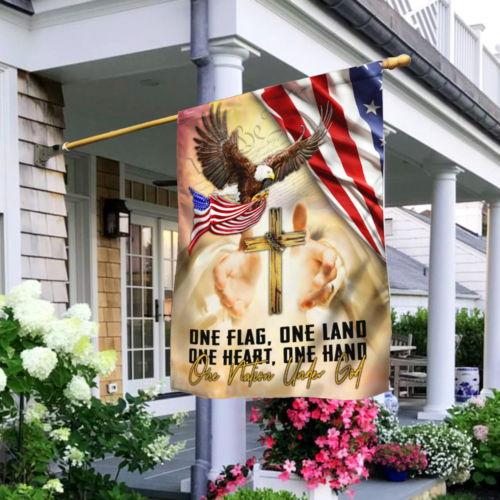 FLAGWIX American House Flag (29.5" x 39.5") - One Flag One Land One ...