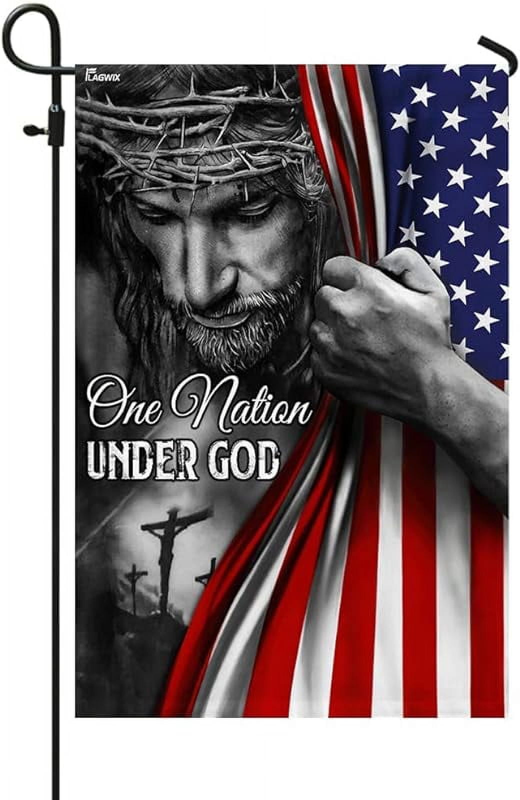 FLAGWIX Christian Patriot American Flags - One Nation Under God ...