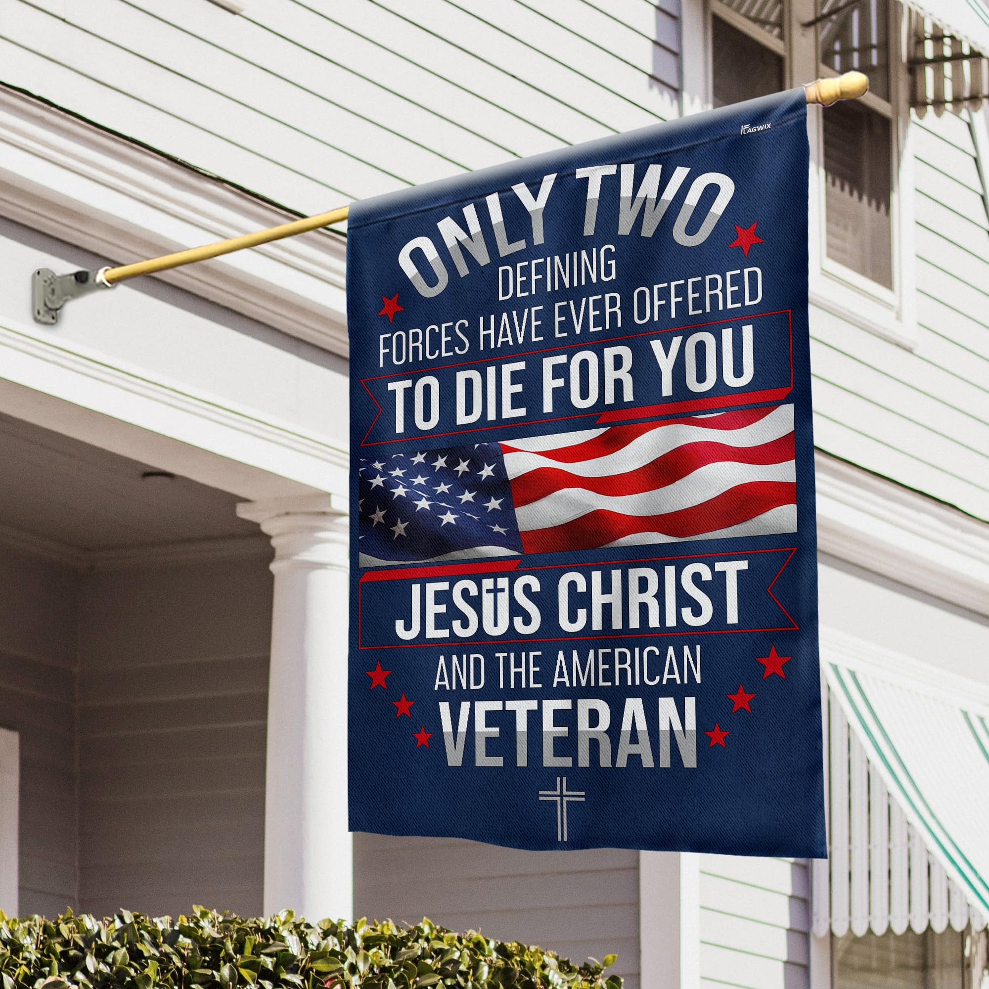 FLAGWIX Outdoor American Army Veteran Flag - Only Two House American ...
