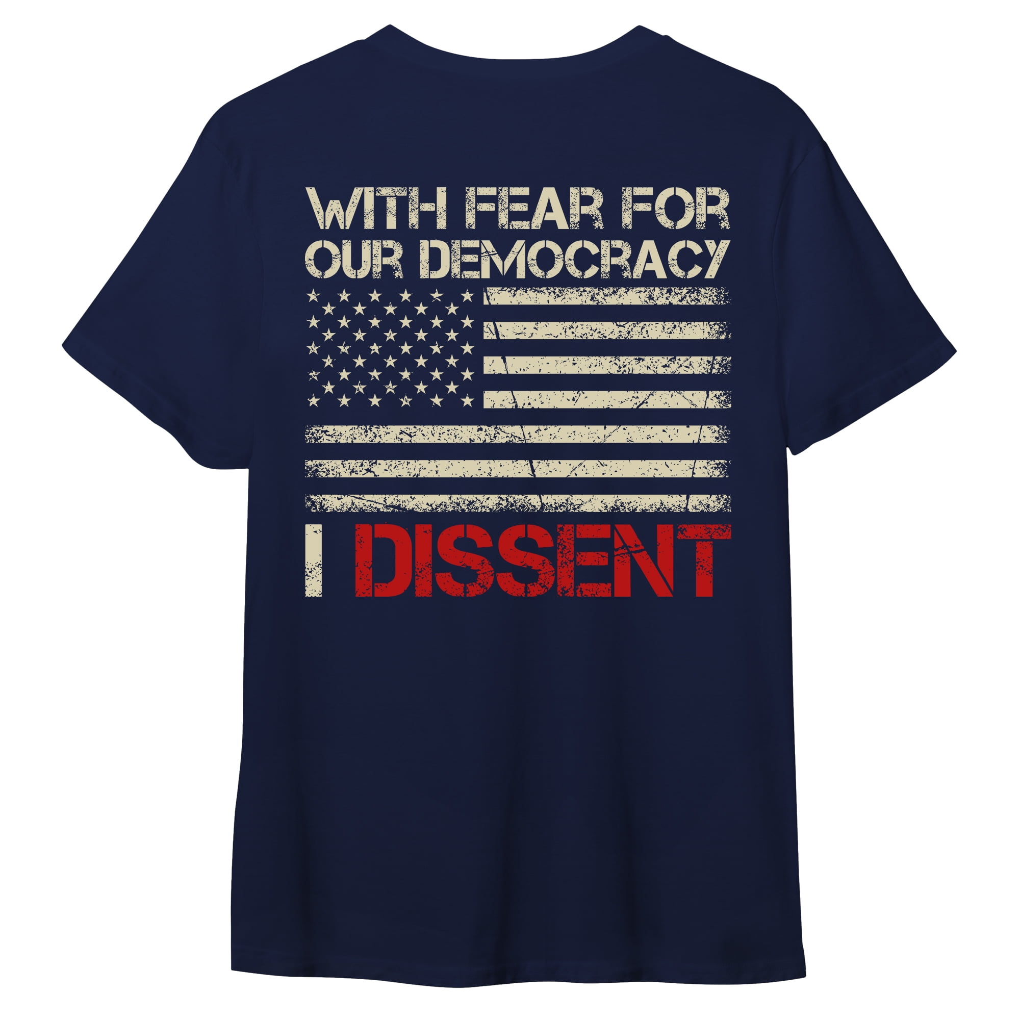 FLAGWIX Patriot Gifts For Men - With Fear For Our Democracy I Dissent ...