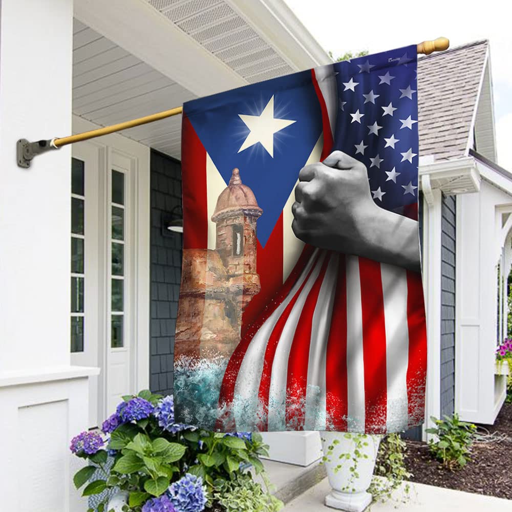 FLAGWIX Puerto Rican American Flag, 30x40 House Flag - Double Sided ...
