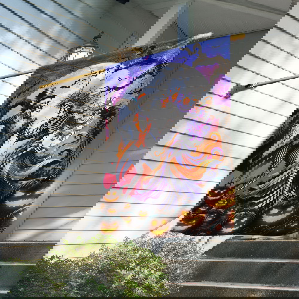 FLAGWIX Skeleton Couple Dancing Halloween Flag MLN3807F House Flag (29. ...