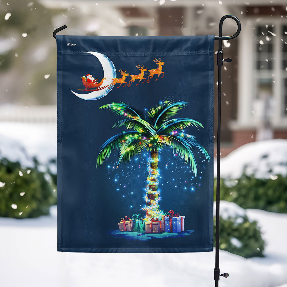 FLAGWIX South Carolina Christmas Santa Palmetto Tree Flag VTM587F ...