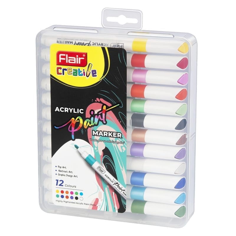 Flair Creative Series Acrylic Paint Pens, Single Piece, Broad Point ...