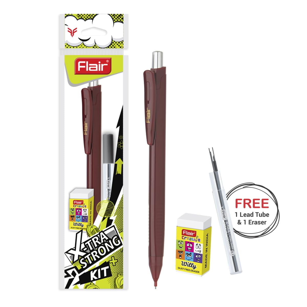 FLAIR Creative Series Xtra Strong 07mm Mechanical Pencil Kit ...