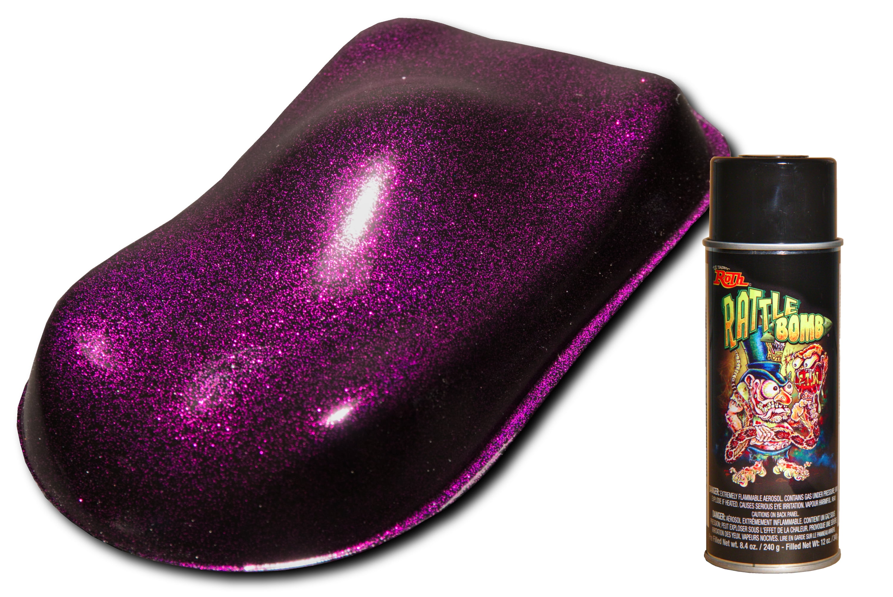 FLAKE RATTLE BOMB Freekin' Fuchsia - Walmart.com