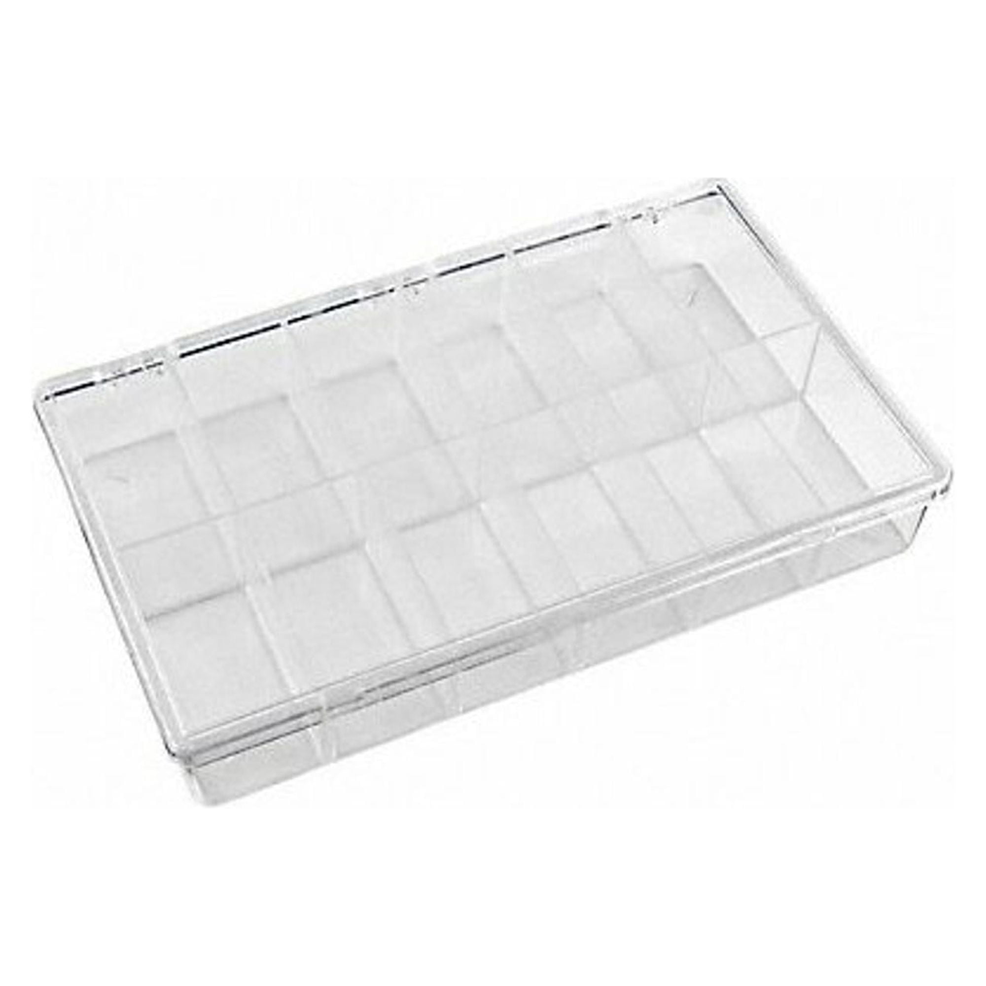 FLAMBEAU Compartment Box,Clear 6654KD - Walmart.com