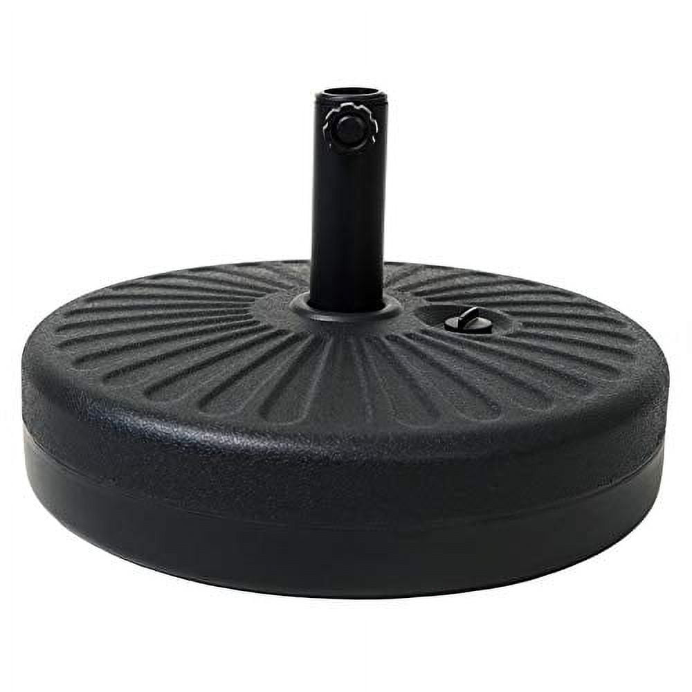 FLAME&SHADE 80lb Round Water Fillable Base Stand Weight for Patio ...