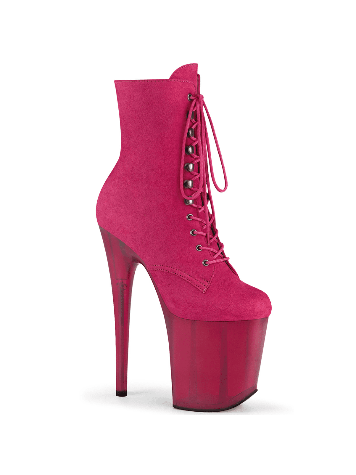 FLAMINGO-1020FST, 8" Heel 4" Tinted Platform Lace-Up Front Ankle Boot ...