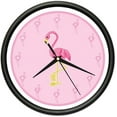 FLAMINGO Wall Clock pink flamingos kitchen decor gift - Walmart.com