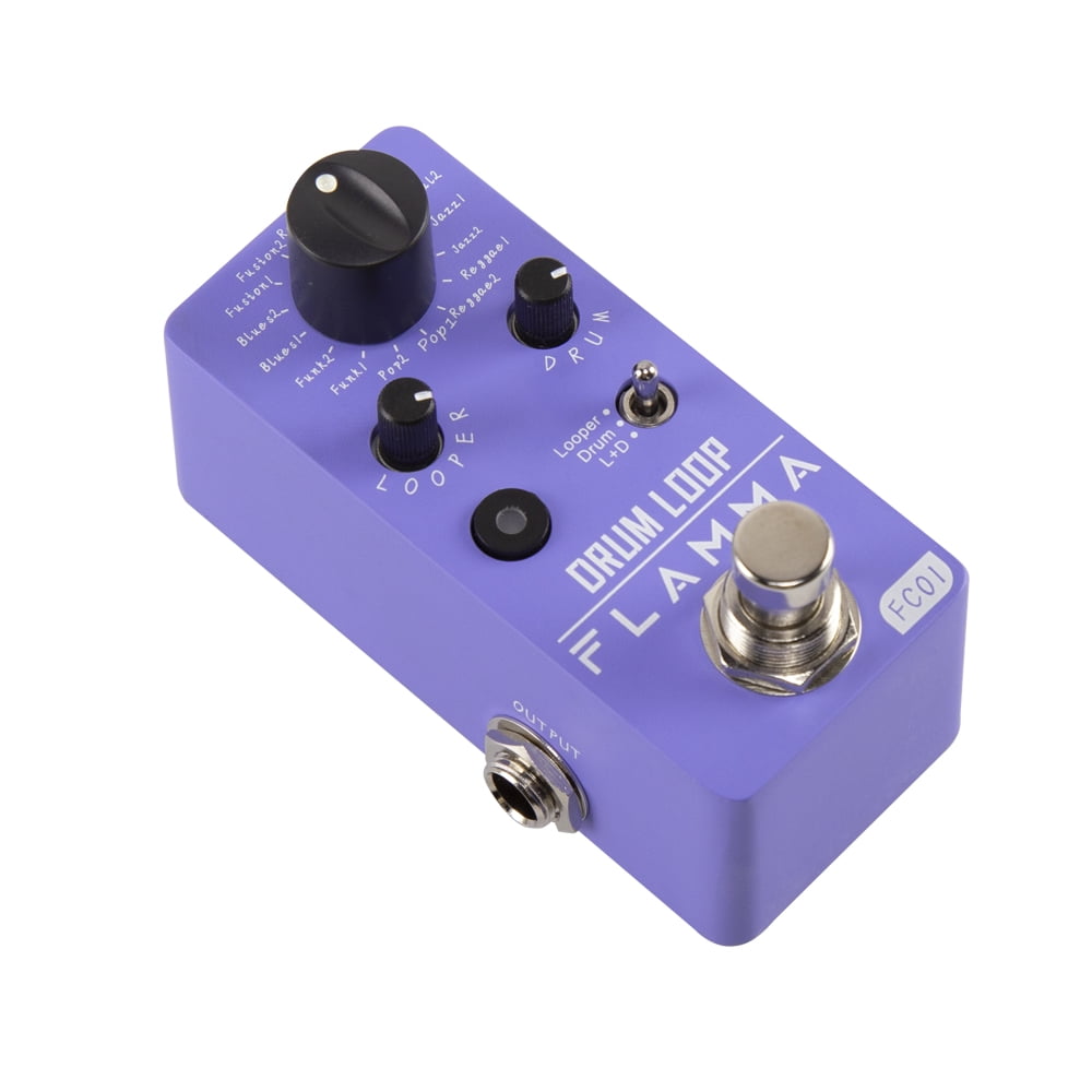 FLAMMA FC01 Effect Drum Machine & Guitar Pedal with 16 Groove Styles ...