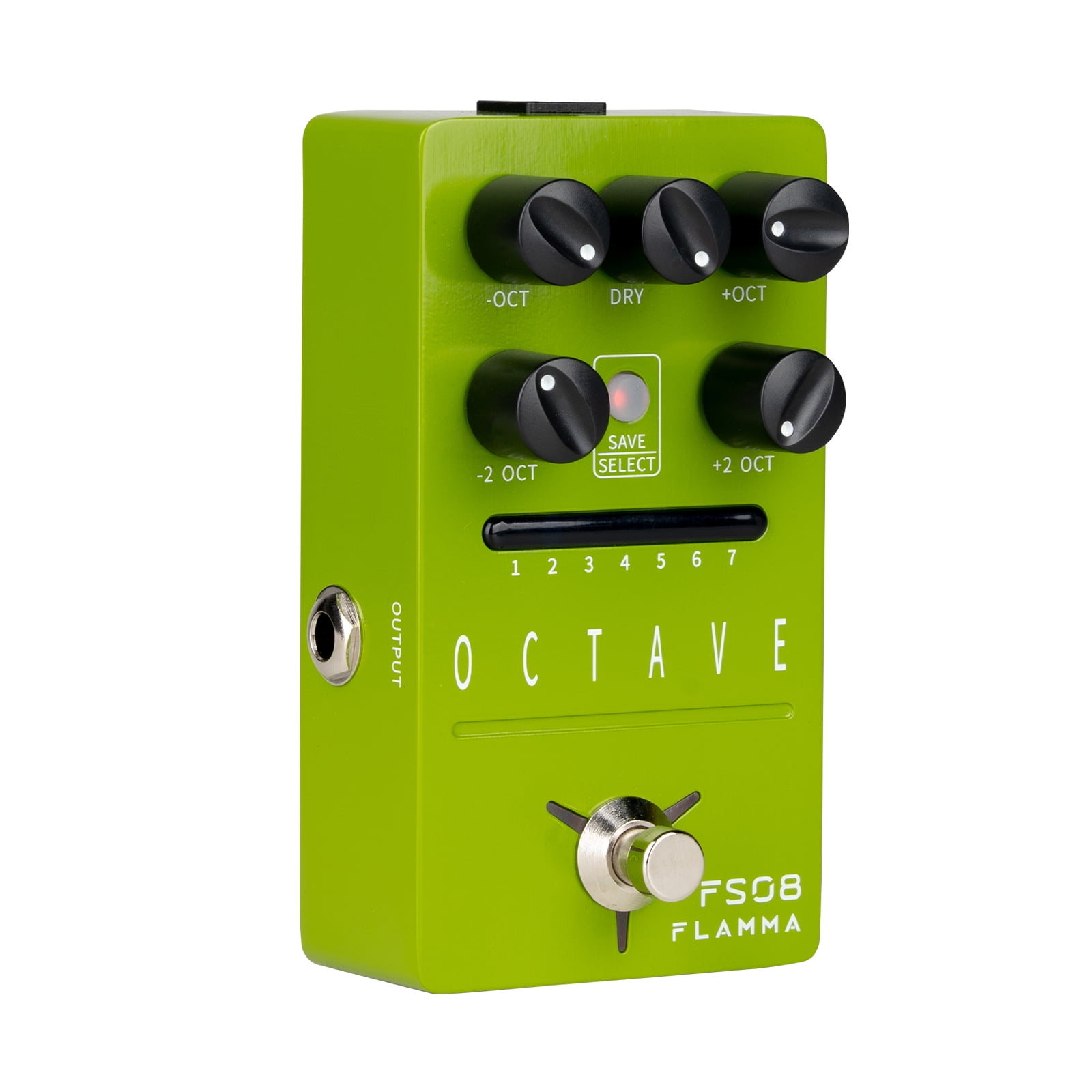 Free Shipping! FLAMMA FS08 Octave Pedal Electric Guitar Polyphonic ...
