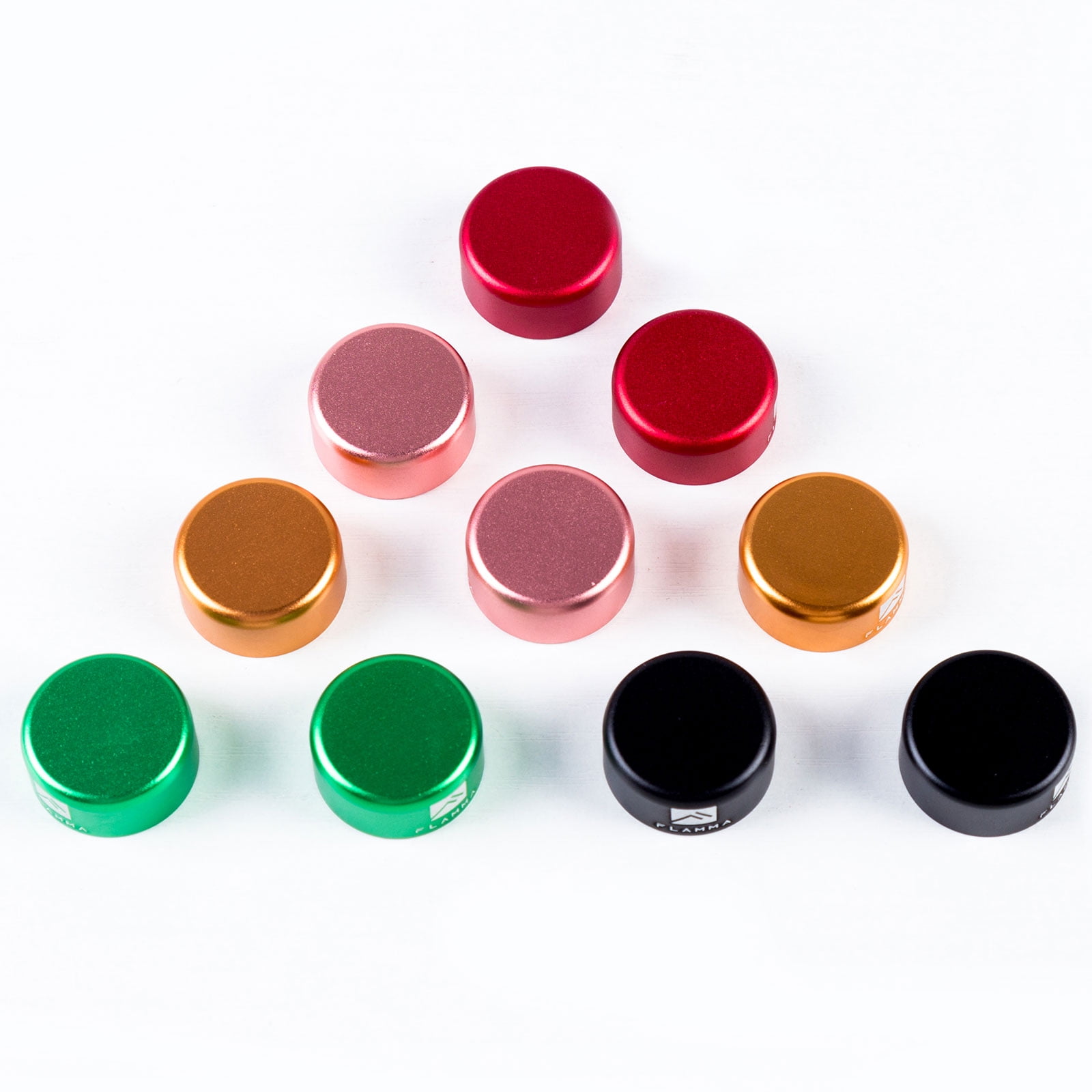 FLAMMA Metal Barefoot Pedal Buttons One-Step Installation Footswitch ...