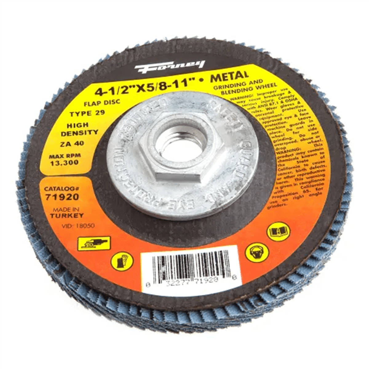 FLAP DISC 4.5X5/8 40GRIT - Walmart.com