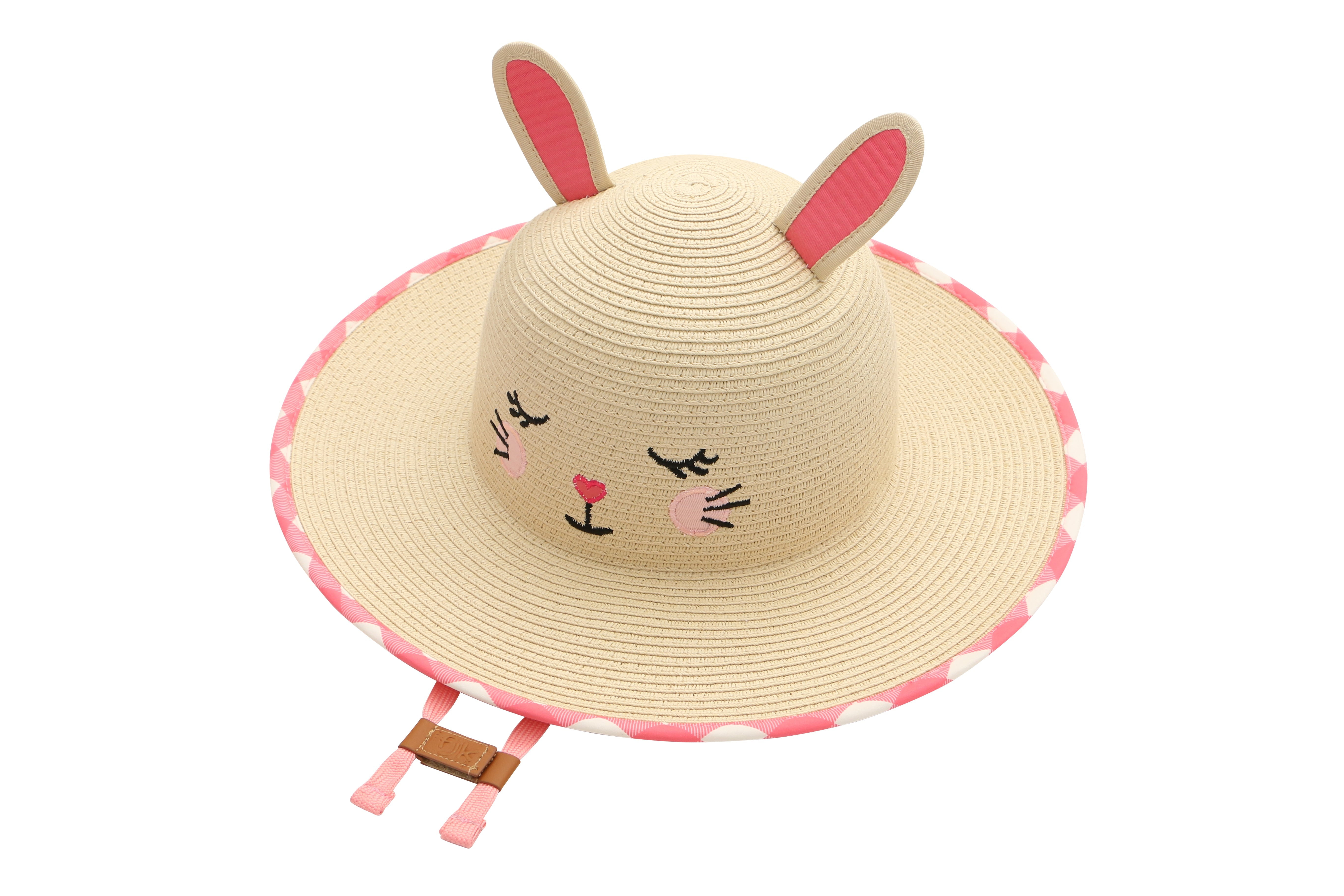 FLAPJACKKIDS Kids' Lifeguard Straw Hat - Bunny - M (2-4y) - Walmart.com