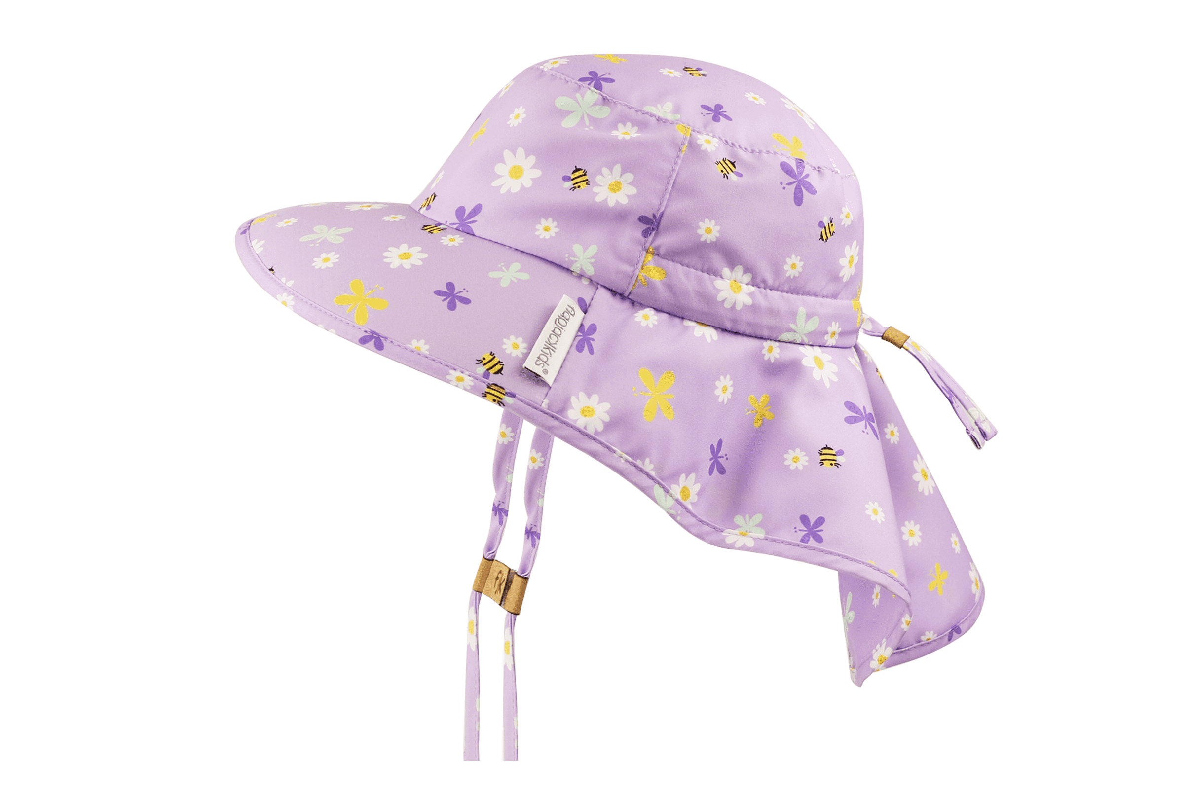 FLAPJACKKIDS Kids' Sun Hat with Neck Cape - Daisy - S (6m-2y) - Walmart.com