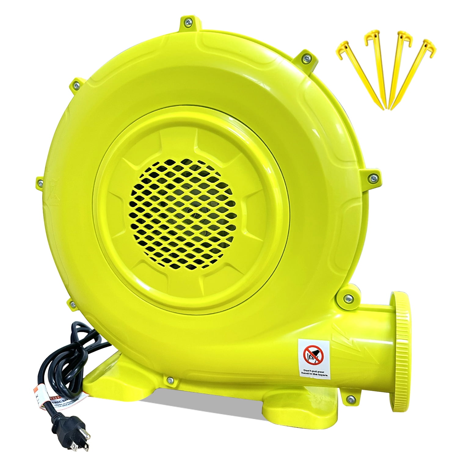 FLAPKWAN 750W 1HP Inflatable Blower for Bounce House, Water Slides, Air ...