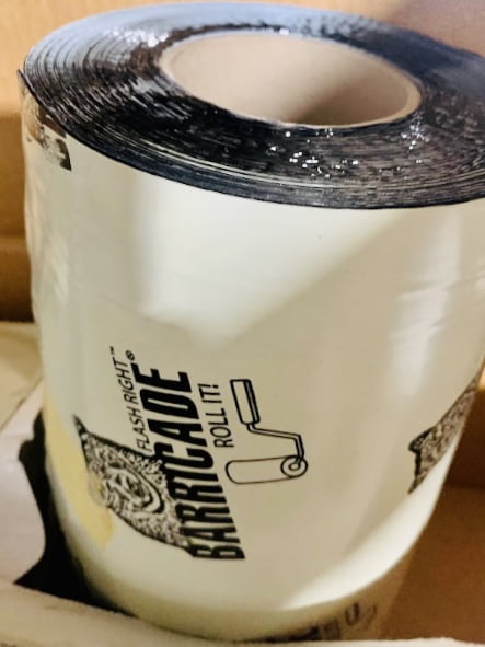 FLASH RIGHT Flashing Tape - 12inch x 75ft - case of 3 rolls. Yup, 12 ...