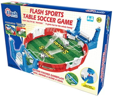 FLASH SPORTS TABLE SOCCER GAME / A GAME FUN FOR THE WHOLE FAMILY , KICK ...