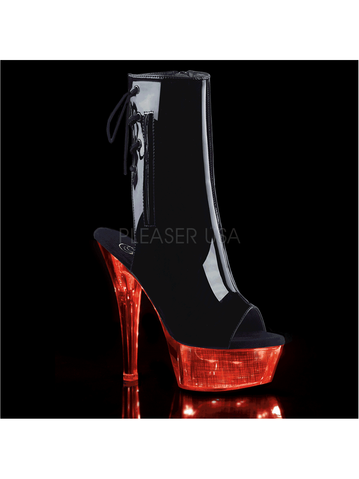 FLASHDANCE-1018CH, 6" Heel 1 3/4" Plaform Boot - Walmart.com