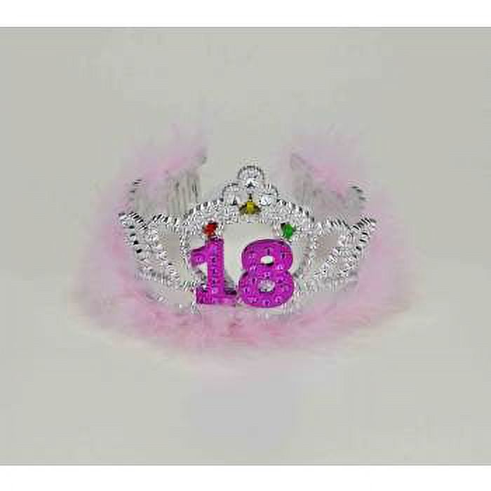FLASHING BIRTHDAY TIARA #18 - Walmart.com