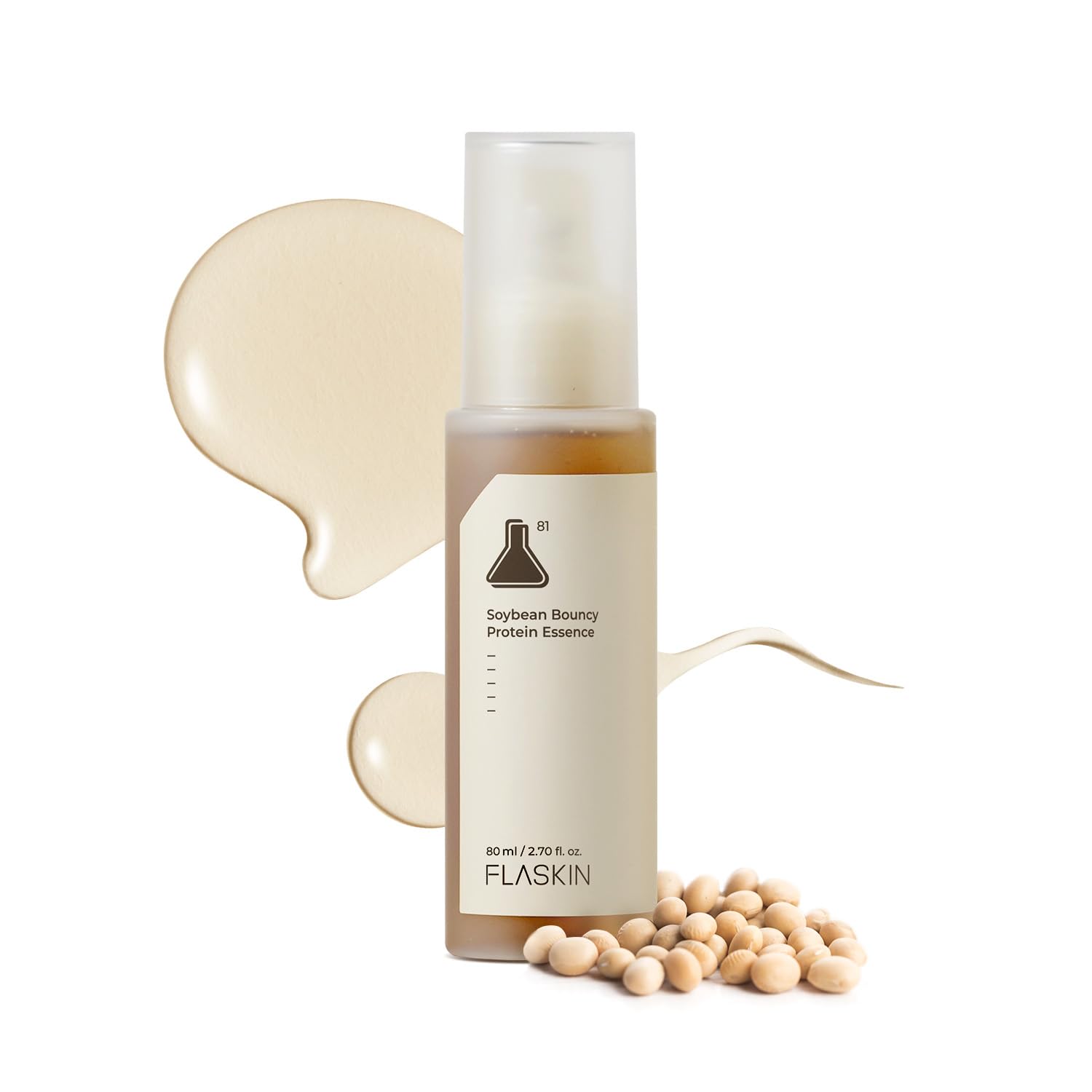 FLASKIN Skin Barrier Essence BCA3 | Soybean Bouncy Protein Moisturizing ...