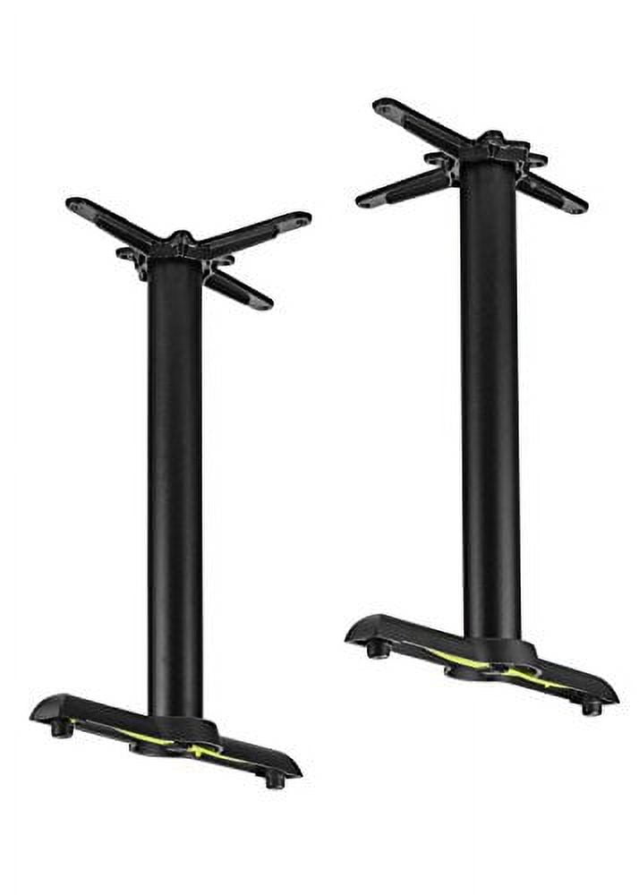 FLAT AUTO-ADJUST KT22 Self-Stabilizing Table Base | Twin-Pedestal, Cast ...