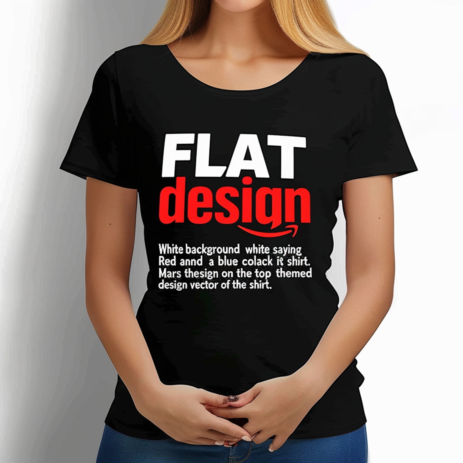 FLAT MARS Sequel to Flatscreen Society Black TShirt Red Blue Color ...