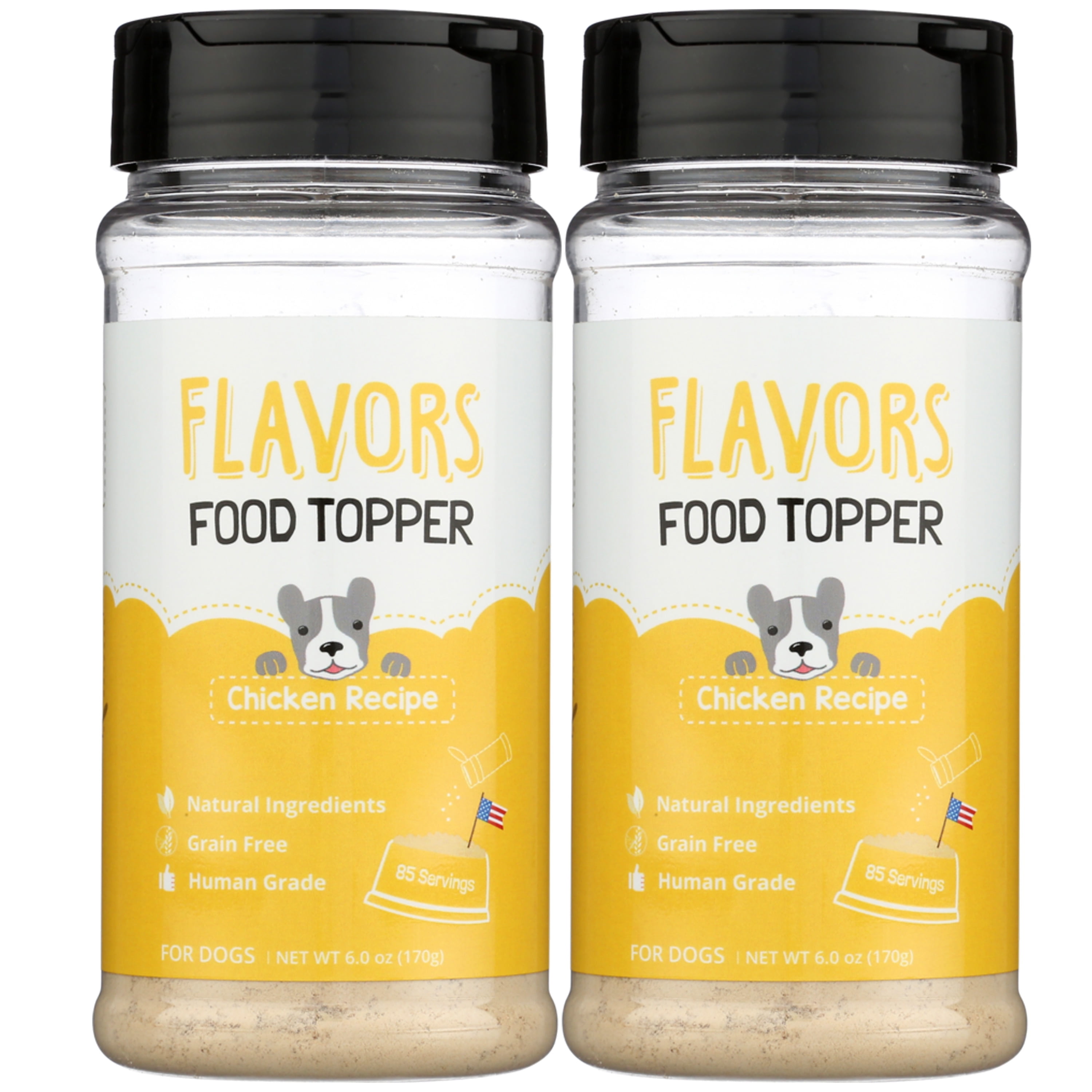 FLAVORS Food Topper for Dogs, Chicken Recipe, 6-Ounce, Pack of 2 ...