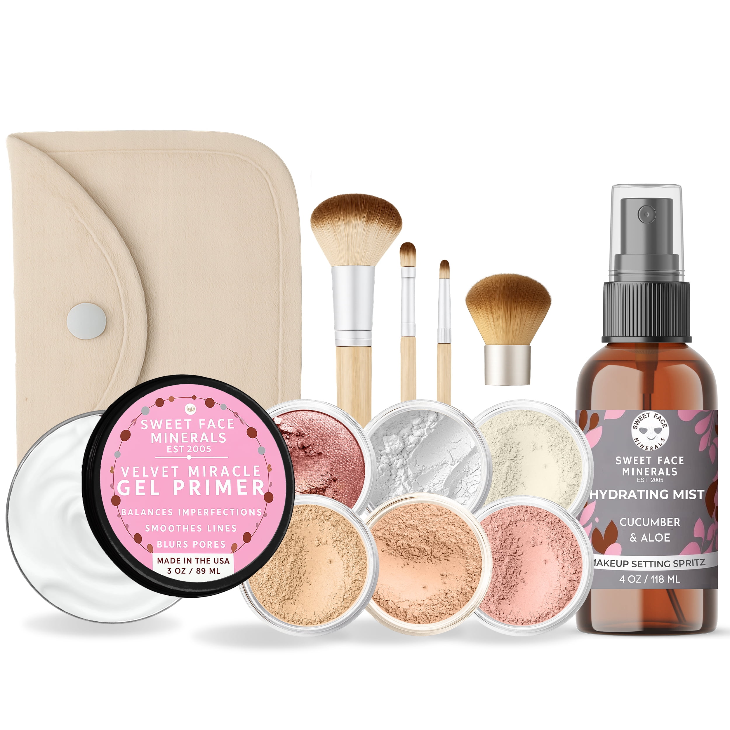 FLAWLESS COMPLEXION KIT (WARM-Neutral Shade-Most Popular) Full Size ...