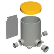 Hubbell Raco 6239BP Brass Plated Concealed Receptacle Floor Box Kit ...