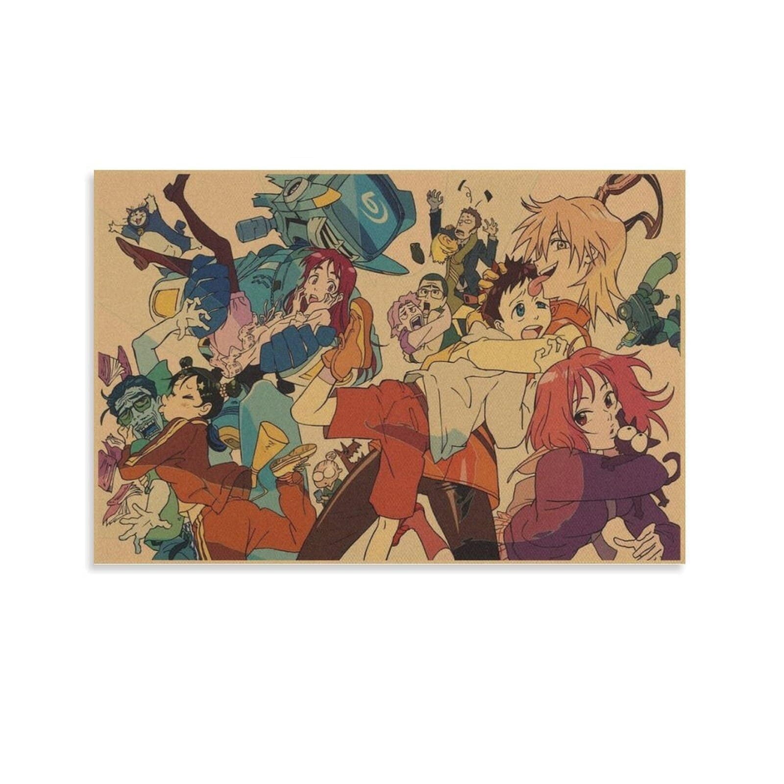 FLCL Posters Fooly Cooly Anime Surreal Comedy Art (10) Home Decor ...