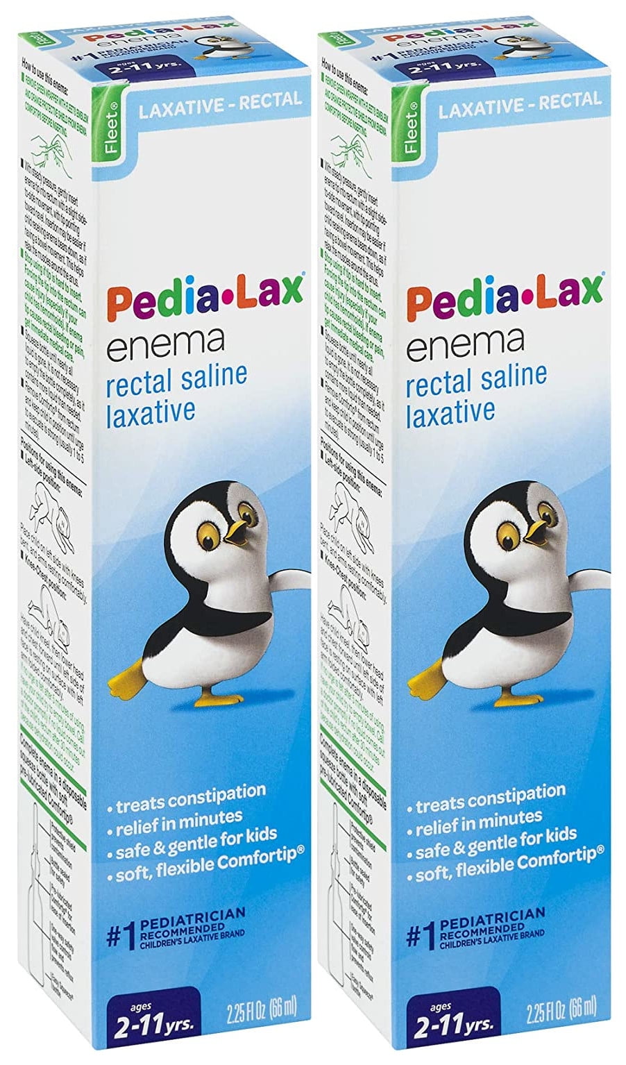 FLEET PEDIA LAX CHILD ENEMA 2.25OZ FLEET C.B. COMPANY - Walmart.com