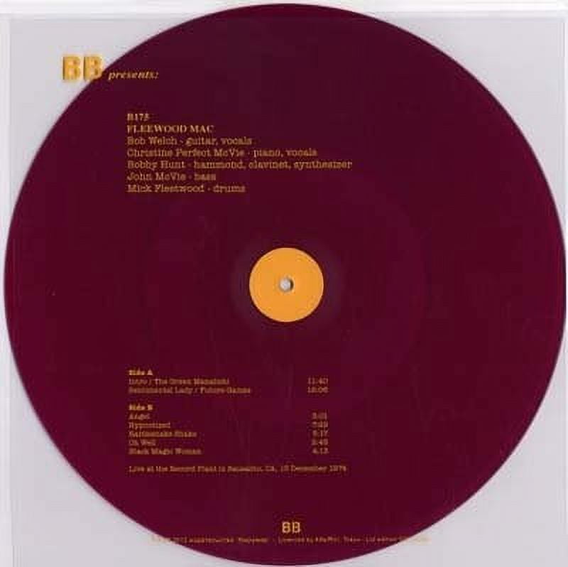 FLEETWOOD MAC Live At The Record Plant In Sausalito - 15 December 1974 (KSAN-FM) Vinyl - Walmart.com