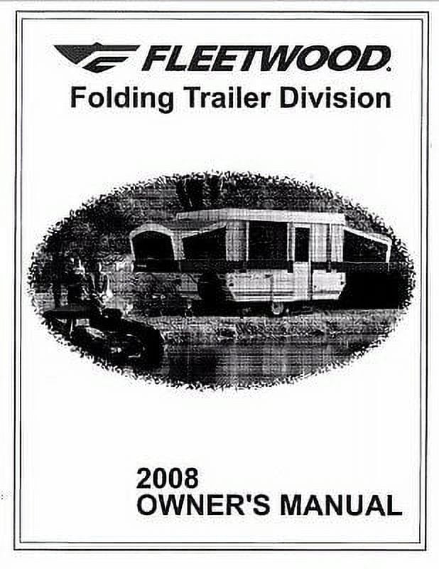 FLEETWOOD Trailer Owners Manual -2008 Highlander Arcadia Avalon Niagara ...