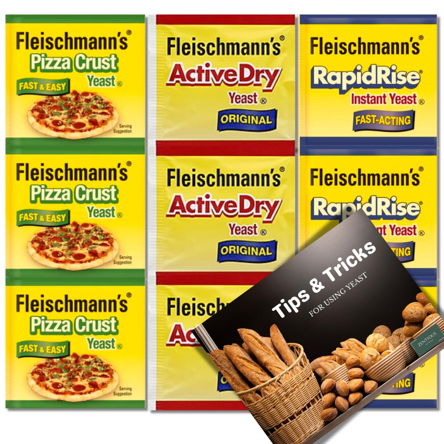 FLEISCHMANN’S Ultimate Yeast Variety Pack: Includes Original Active Dry ...