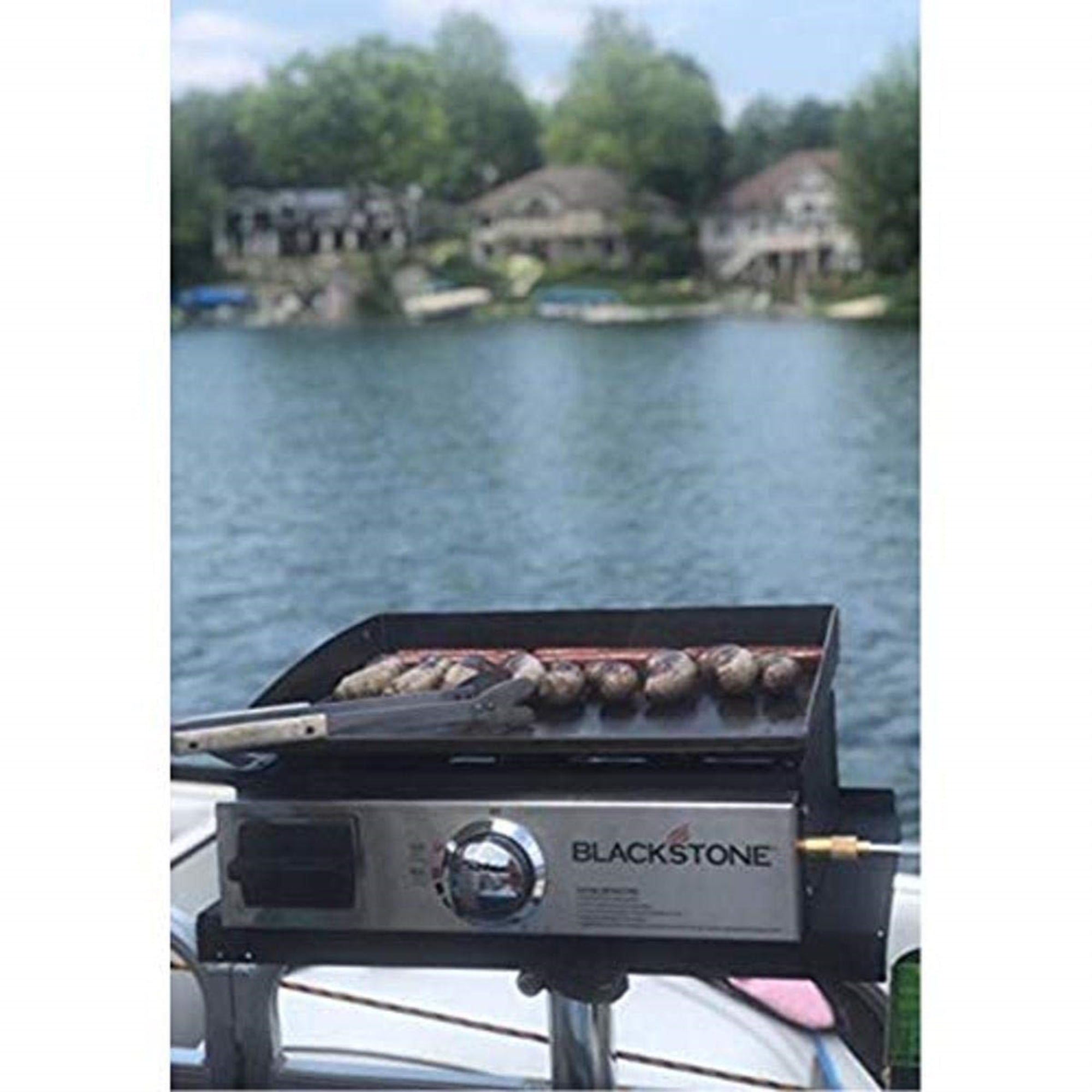 "Fleming Sales 11818 Blackstone 17"" Griddle Marine Pedestal with Table ...
