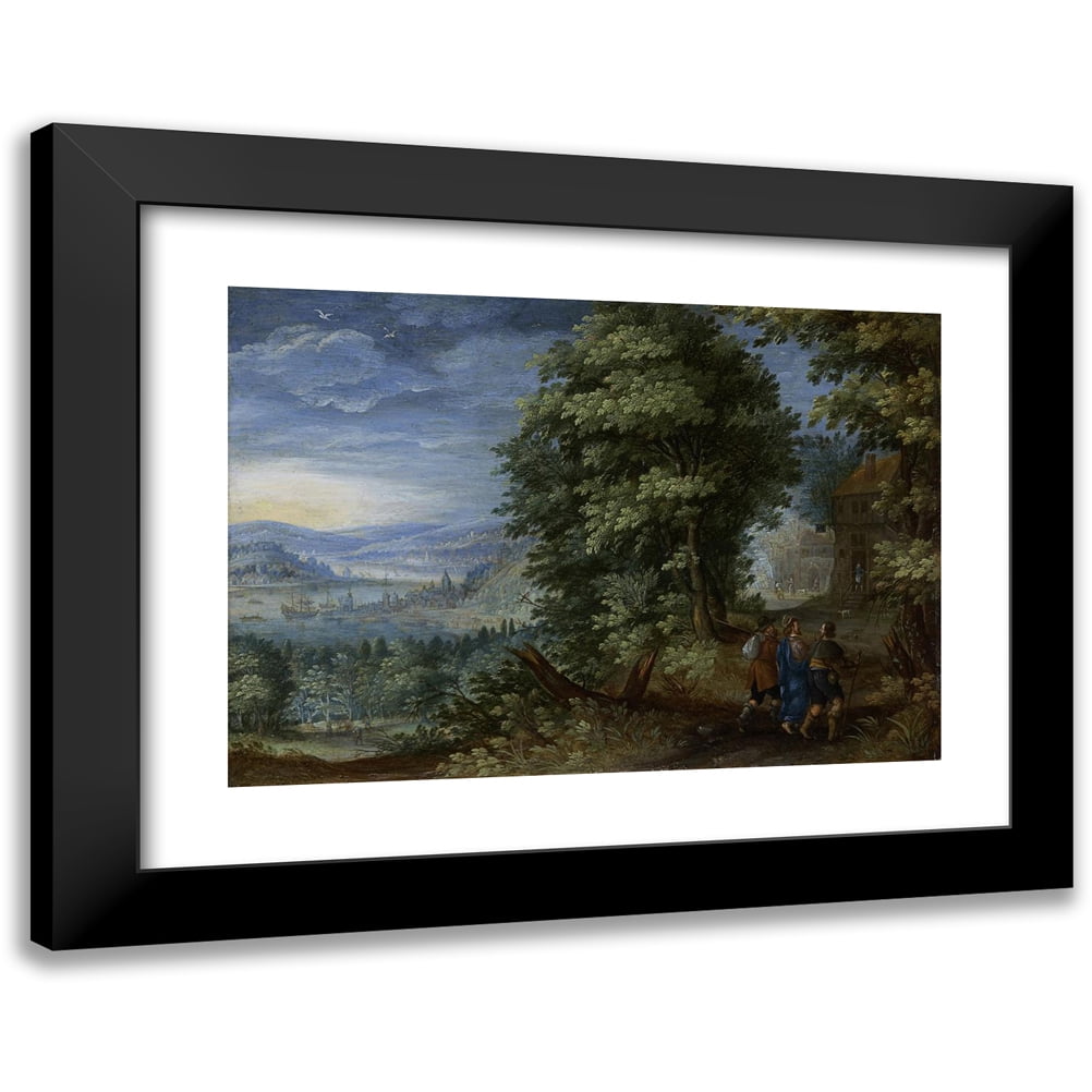 FLEMISH MASTER 18x14 Black Modern Framed Museum Art Print Titled - The ...