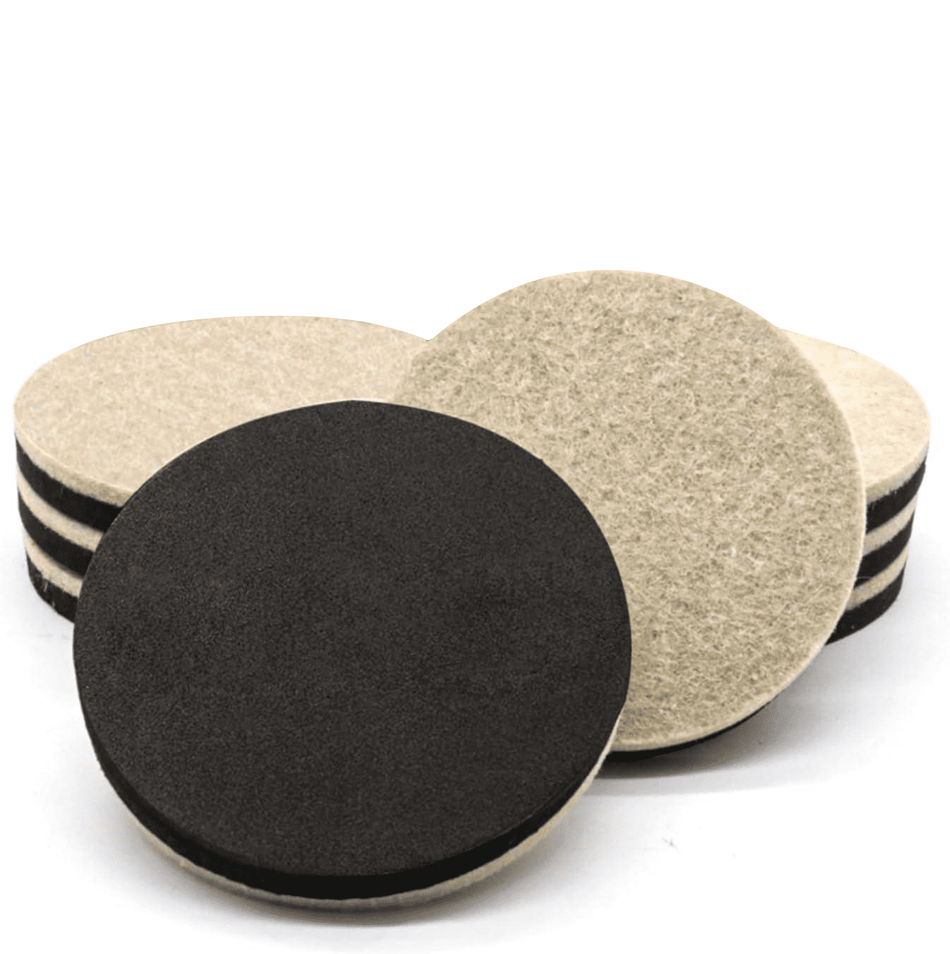 FLERISE Felt Furniture Sliders for Hardwood Floors 8 PCS - 3 1/2 inch ...