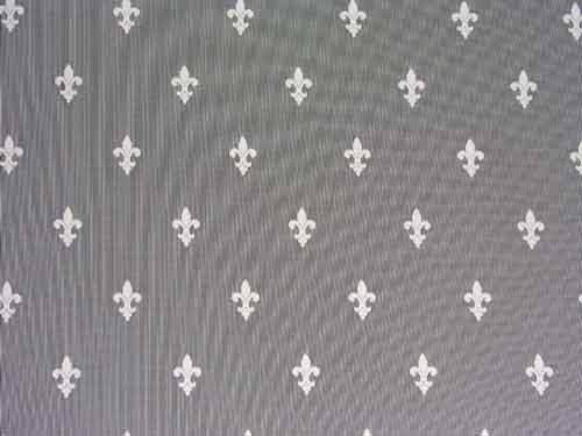 FLEUR Fabric, 55 Inch in Width, Cut by the Yard / Ivory - Walmart.com
