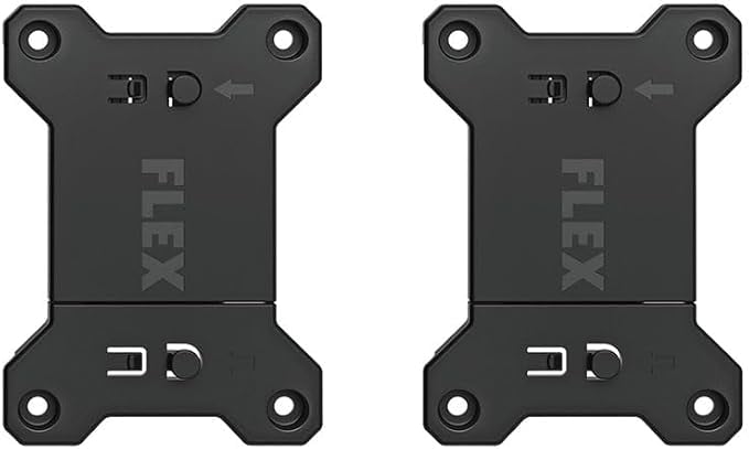 FLEX STACK PACK Storage System Adjustable Charger Mounts (2 Pack ...