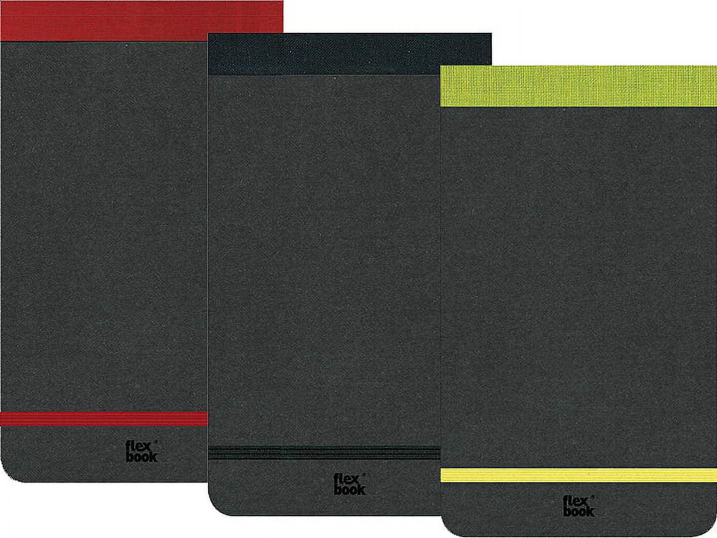 FLEXBOOK NOTEPAD 8one-quarter inchx11 Ruled Black Black by PratParis ...