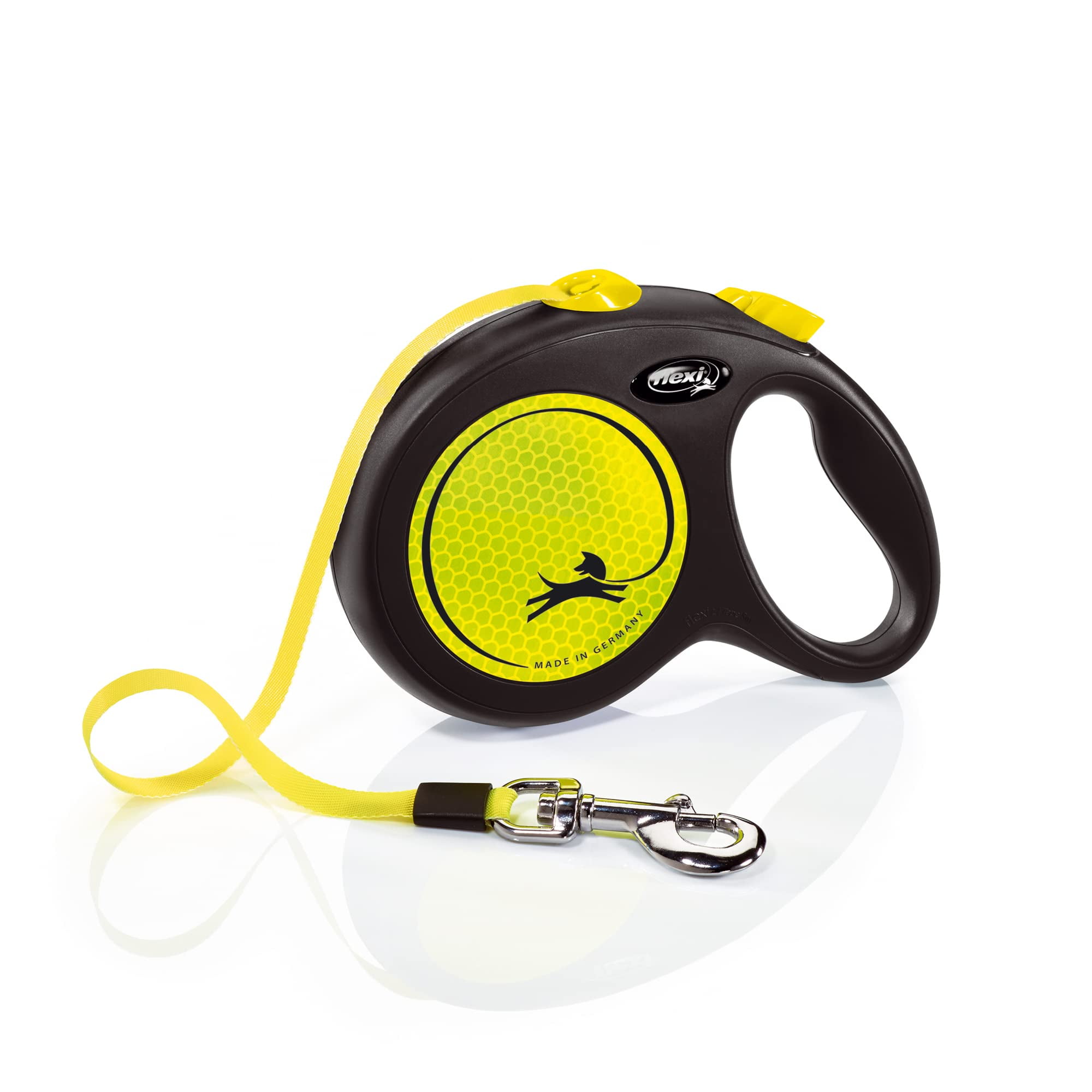 FLEXI New Neon Tape YYF14 Retractable Dog Leashes Large Dogs Upto 110 ...