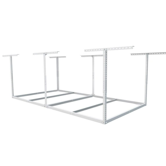 FLEXIMOUNTS 4x8 Overhead Garage Storage Rack without Decking, Garage ...