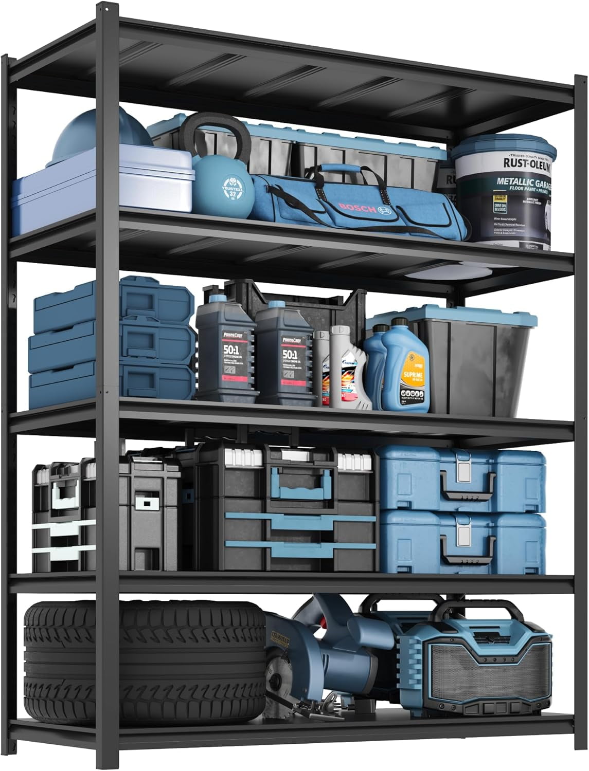 FLEXIMOUNTS Garage Shelving, Storage Racks and Shelving, Basement ...