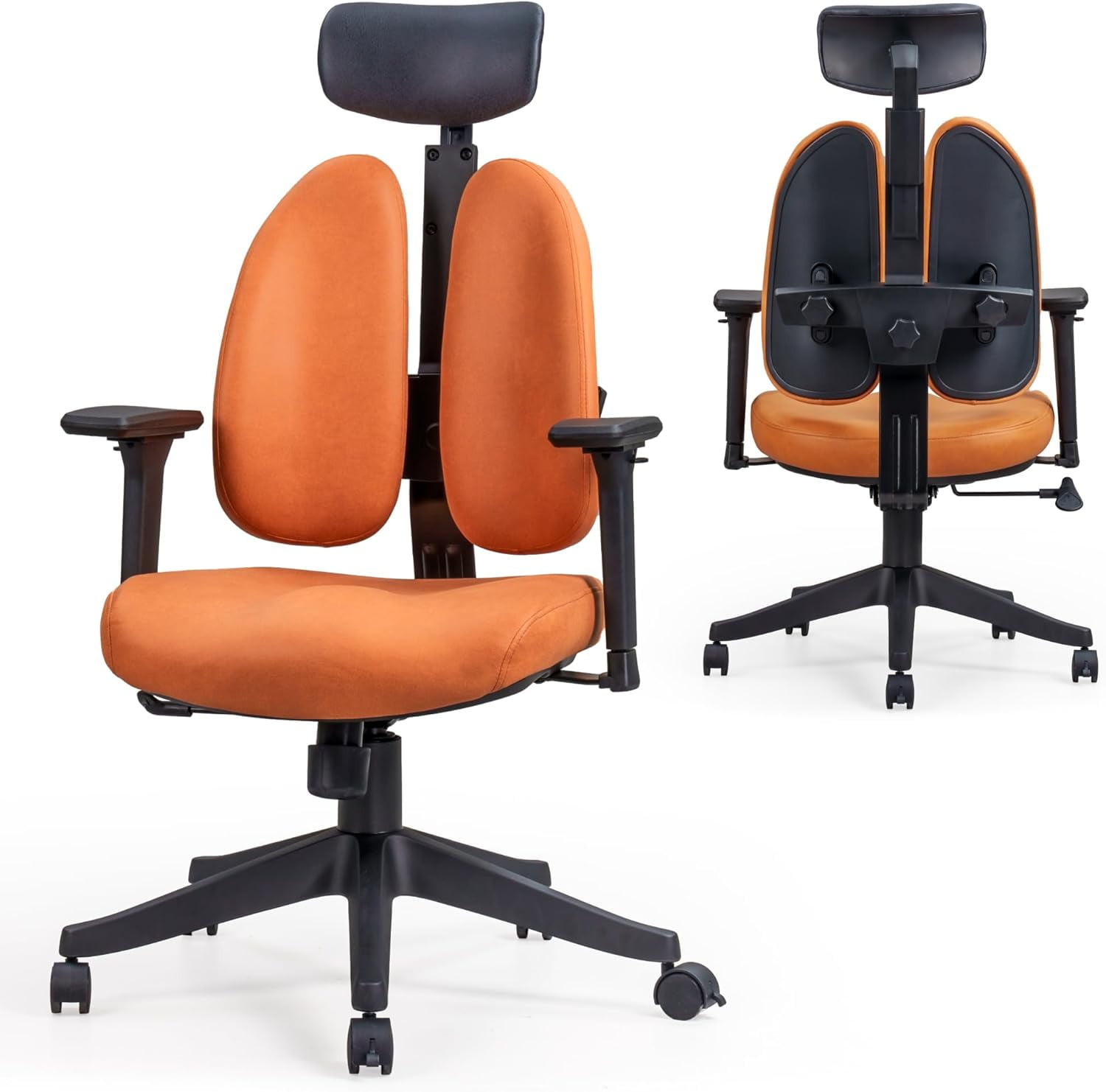 FLEXISPOT Ergonomic Office Chair with Dual Back Support, Home Office ...