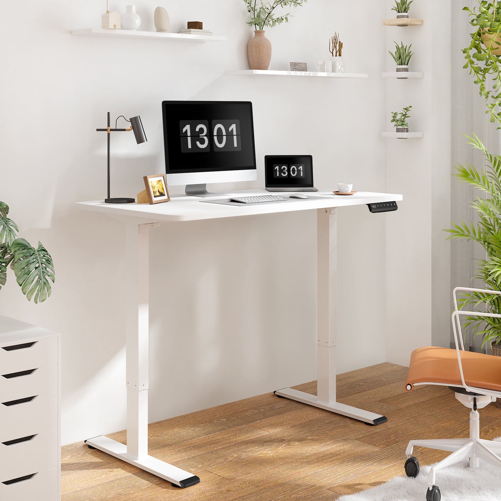 "FLEXISPOT Electric Raising Lift Table, Adjustable Standing Desk 48 ...