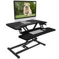 FLEXISPOT Adjustable U-Shape Standing Desk Converter with Removable ...