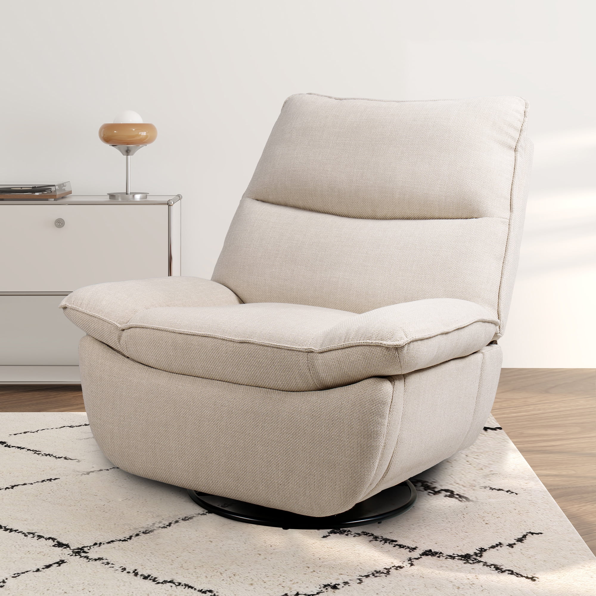 FLEXISPOT Rocking Reclining Chair, Oversize Glider Sofa with Adjustable ...