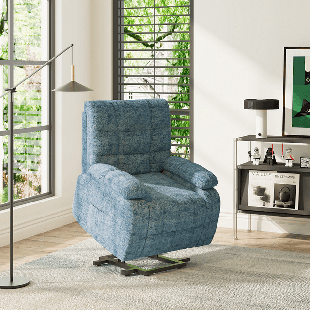 FLEXISPOT OKIN Dual Motor Oversized Power Lift Recliner Chair Heat ...